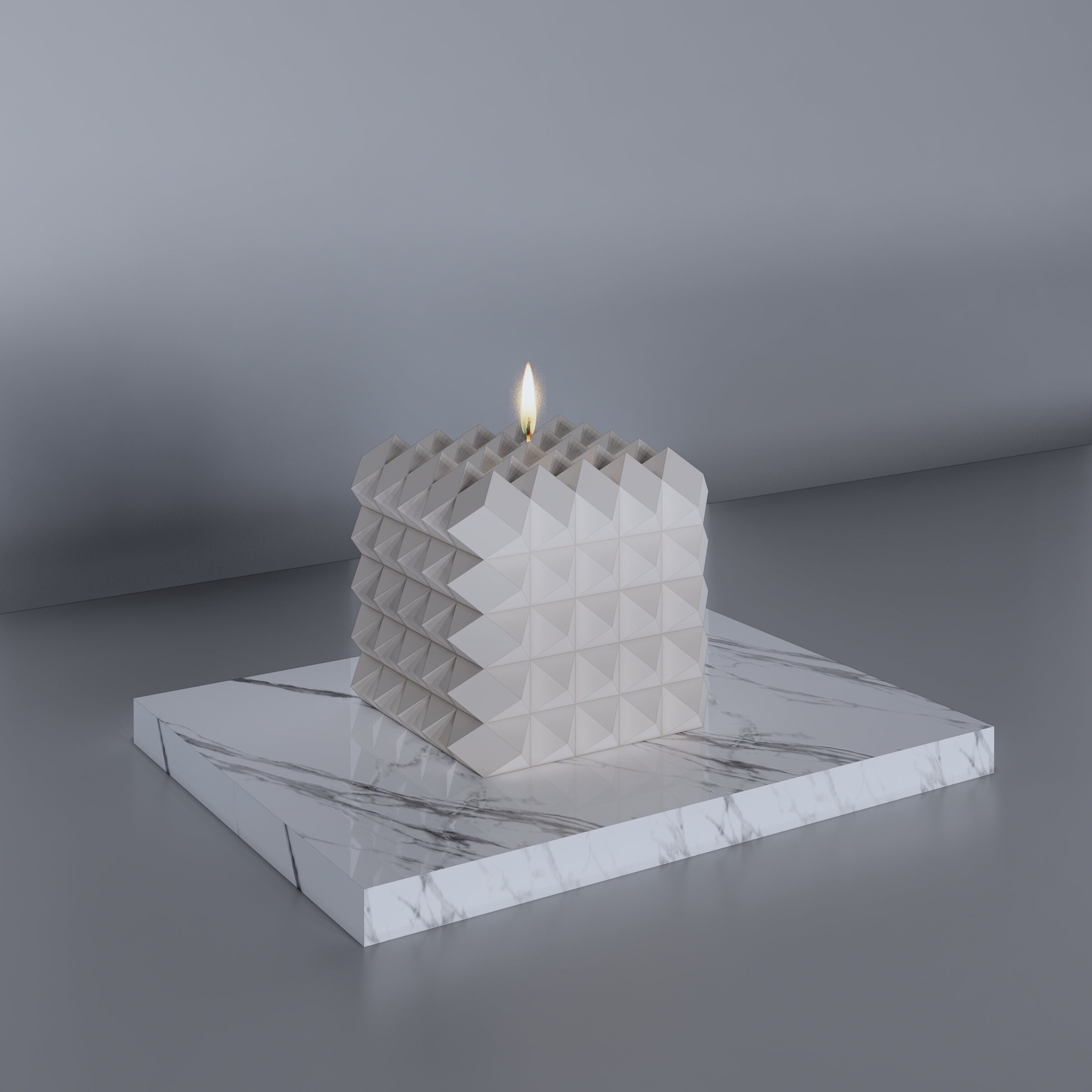 3D Candle Models STL Files Model-10 Cube Stl File 3D Print Files - Etsy
