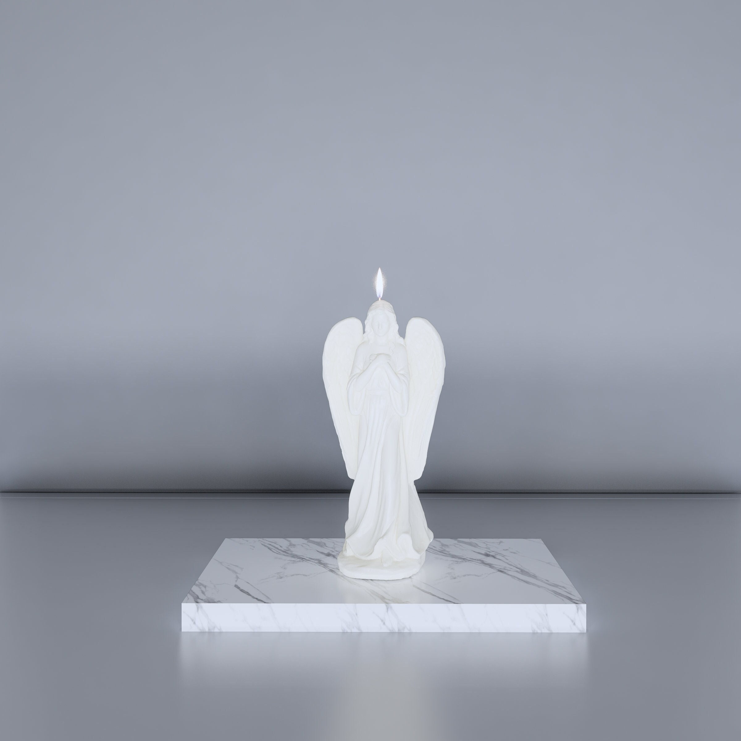 3D Candle Models STL Files Model-1 Angel Stl File 3D Print Files - Etsy