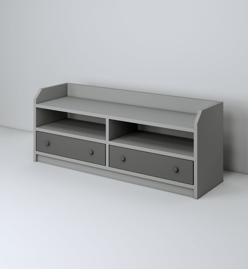 3D Dollhouse STL Files Console With Drawers STL Files for 3D Printing ...
