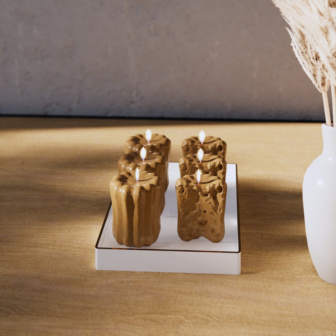 3D Candle Models STL Files Model-16 Canele Stl File 3D Digital Stl ...