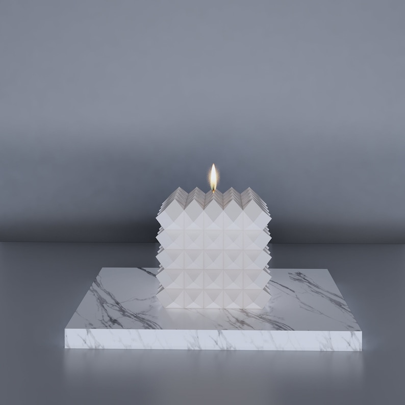 3D Candle Models STL Files Model-10 Cube Stl File 3D Print Files - Etsy