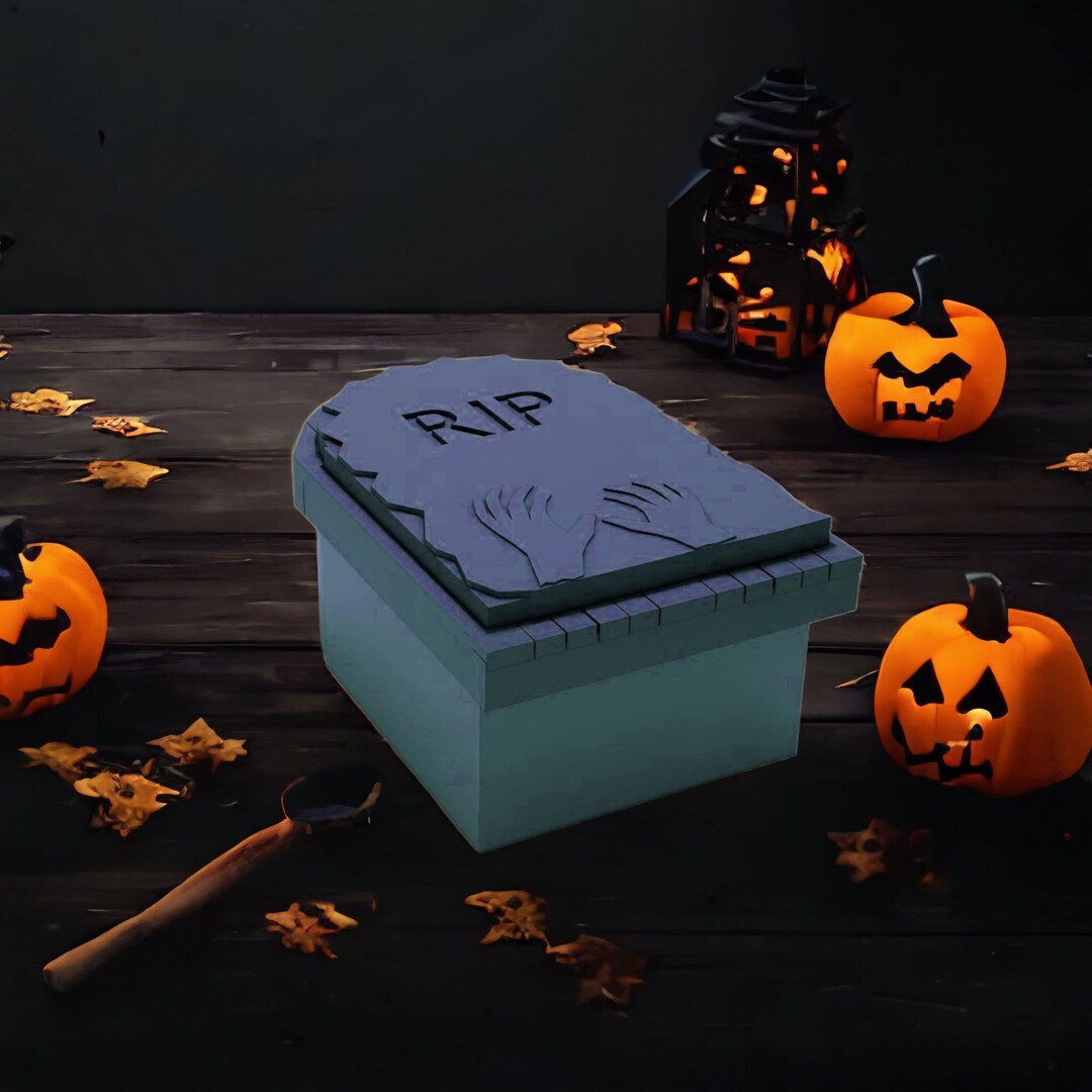 Halloween Tombstone 3D STL Files 3D Halloween Print Files - Etsy