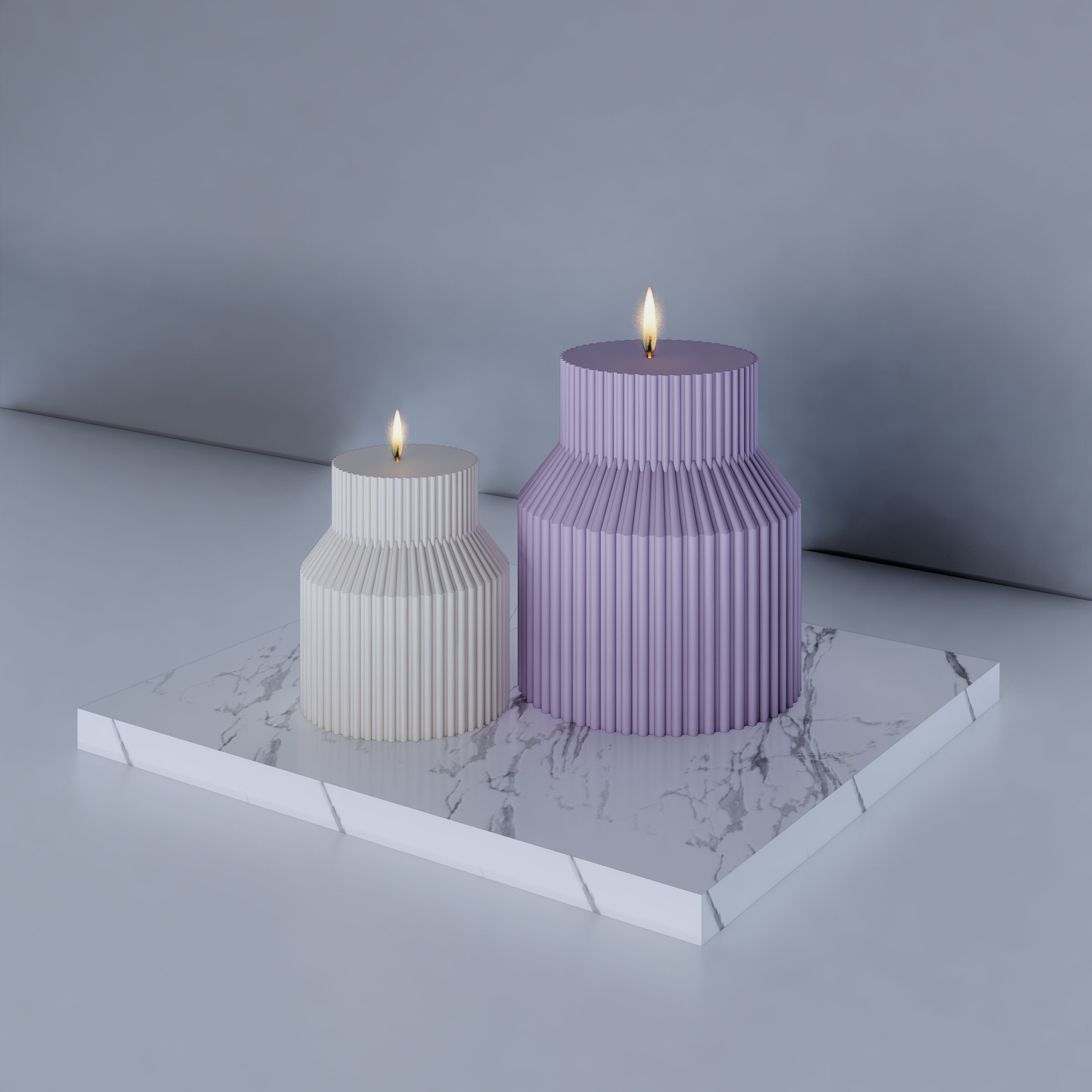 3D Candle Models STL Files Model-8 Stl File 3D Print Files - Etsy