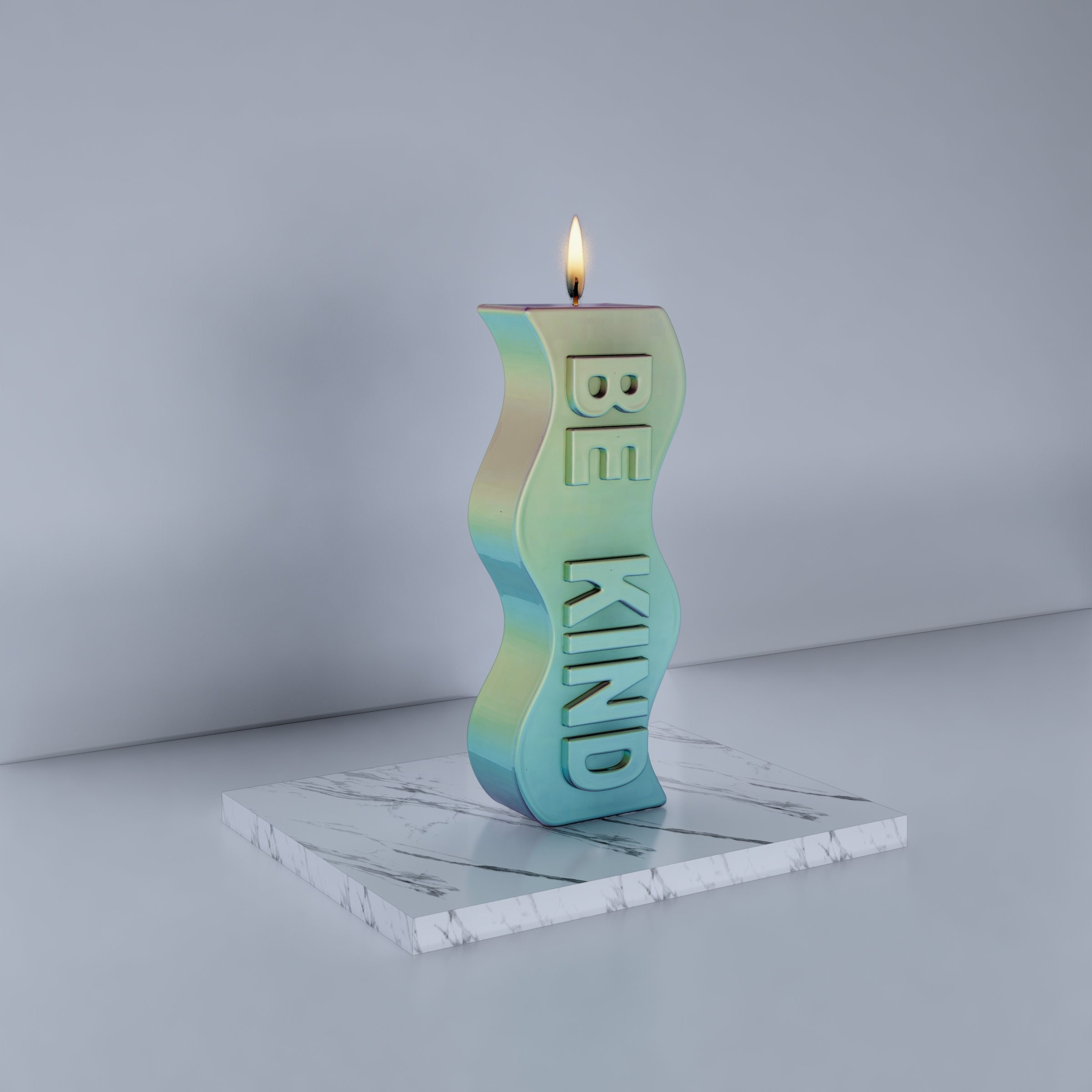 3D Candle Models STL Files Model-13 Be Kind Stl File 3D Print Files - Etsy