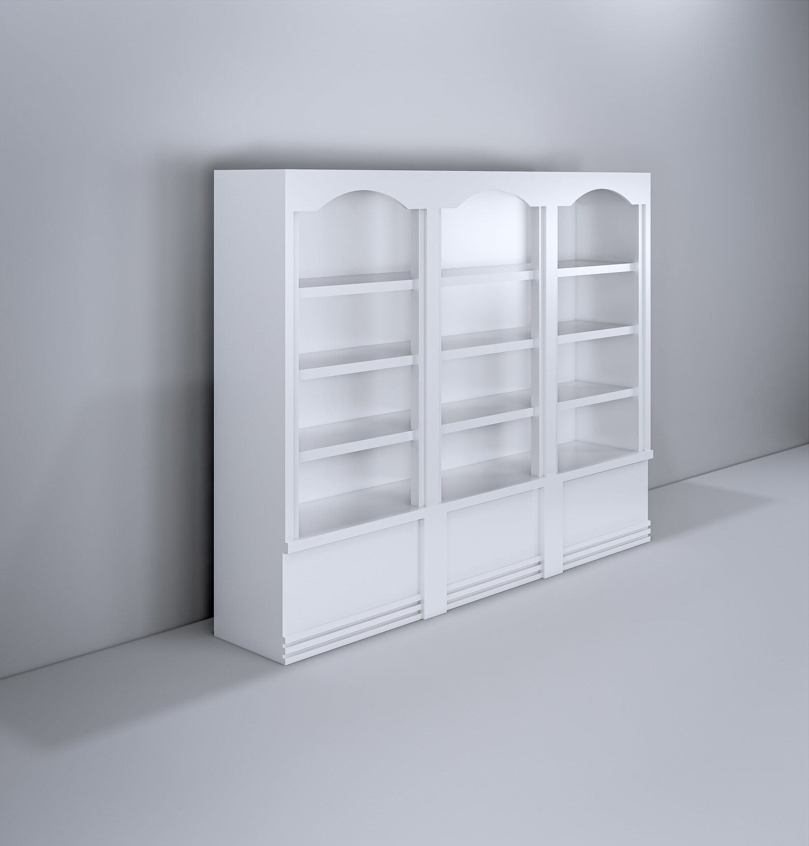 3D Dollhouse STL Files Old Bookself STL Files for 3D Printing Miniature ...