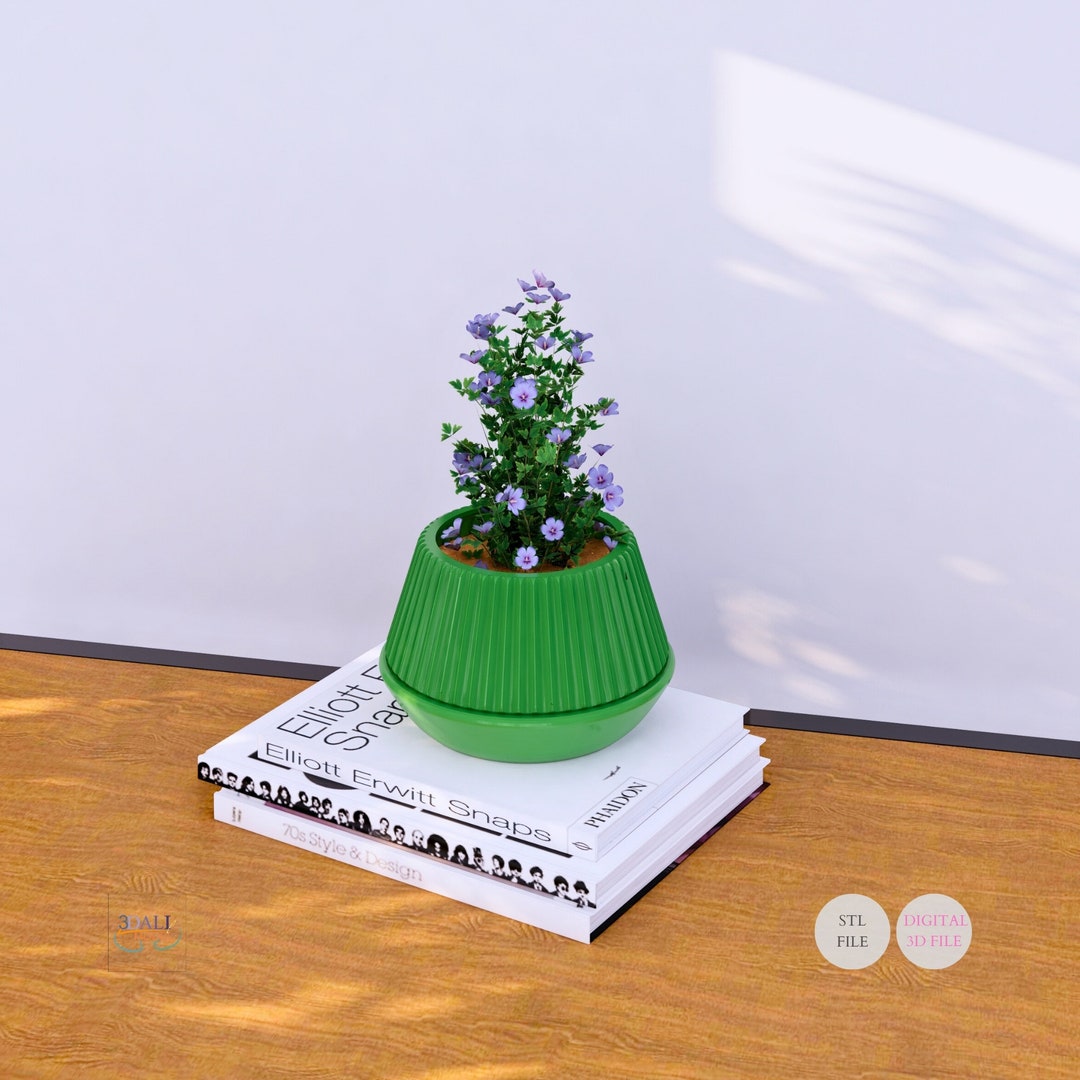 Decorative Planter 3D Stl Files, 3D Planter Print Files - Etsy
