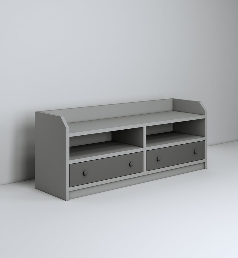 3D Dollhouse STL Files Console With Drawers STL Files for 3D Printing ...