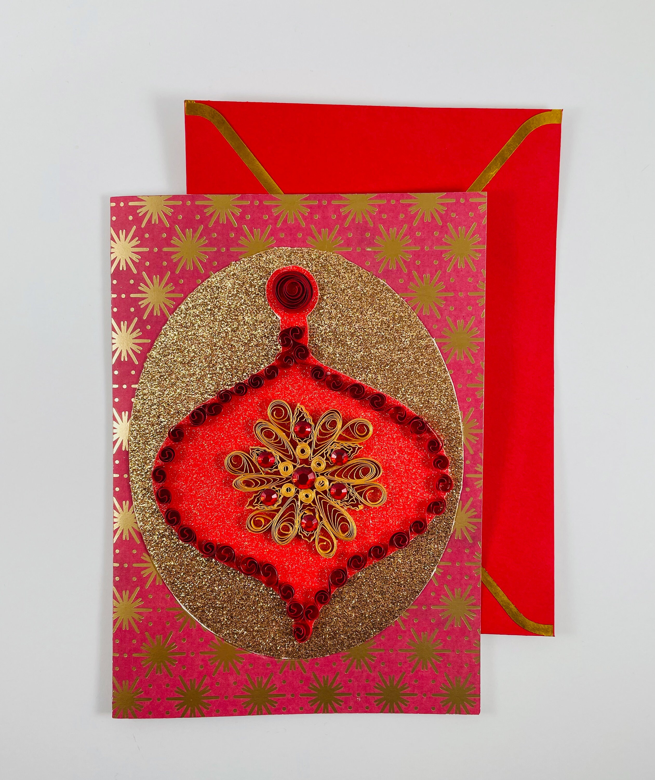 3-D Christmas Card Holidays Greetings Blank Inside Hand Made - Etsy