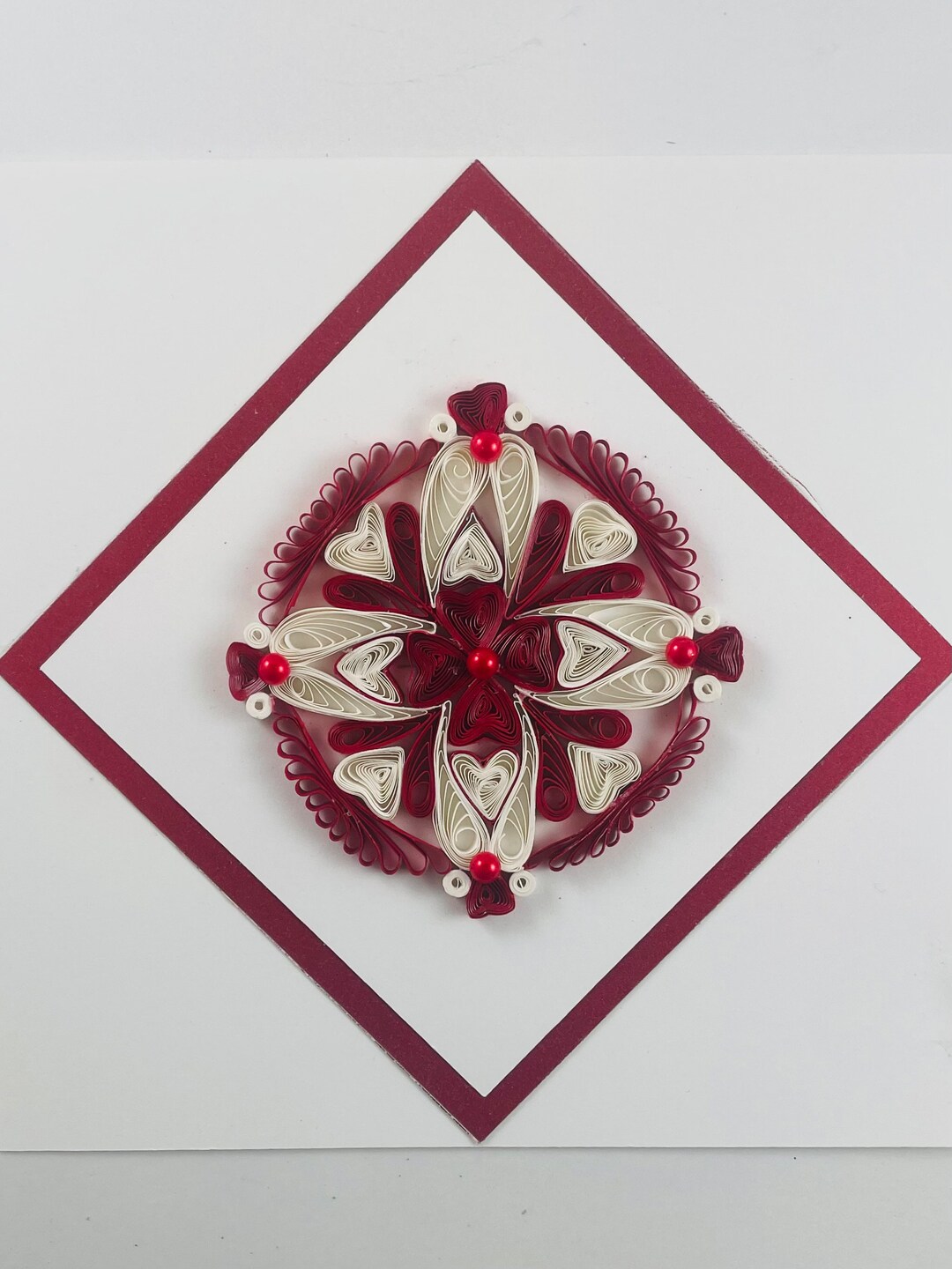 3 Dimensional Greeting Card Envelope Included Hand Made Quilled Any ...