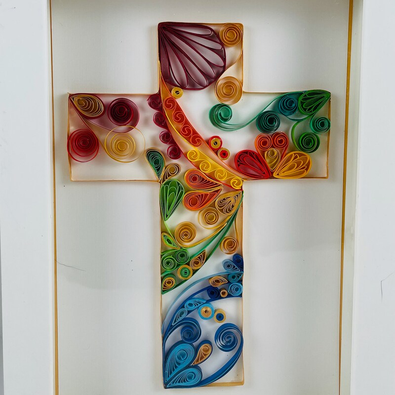 Quilled Cross - Etsy