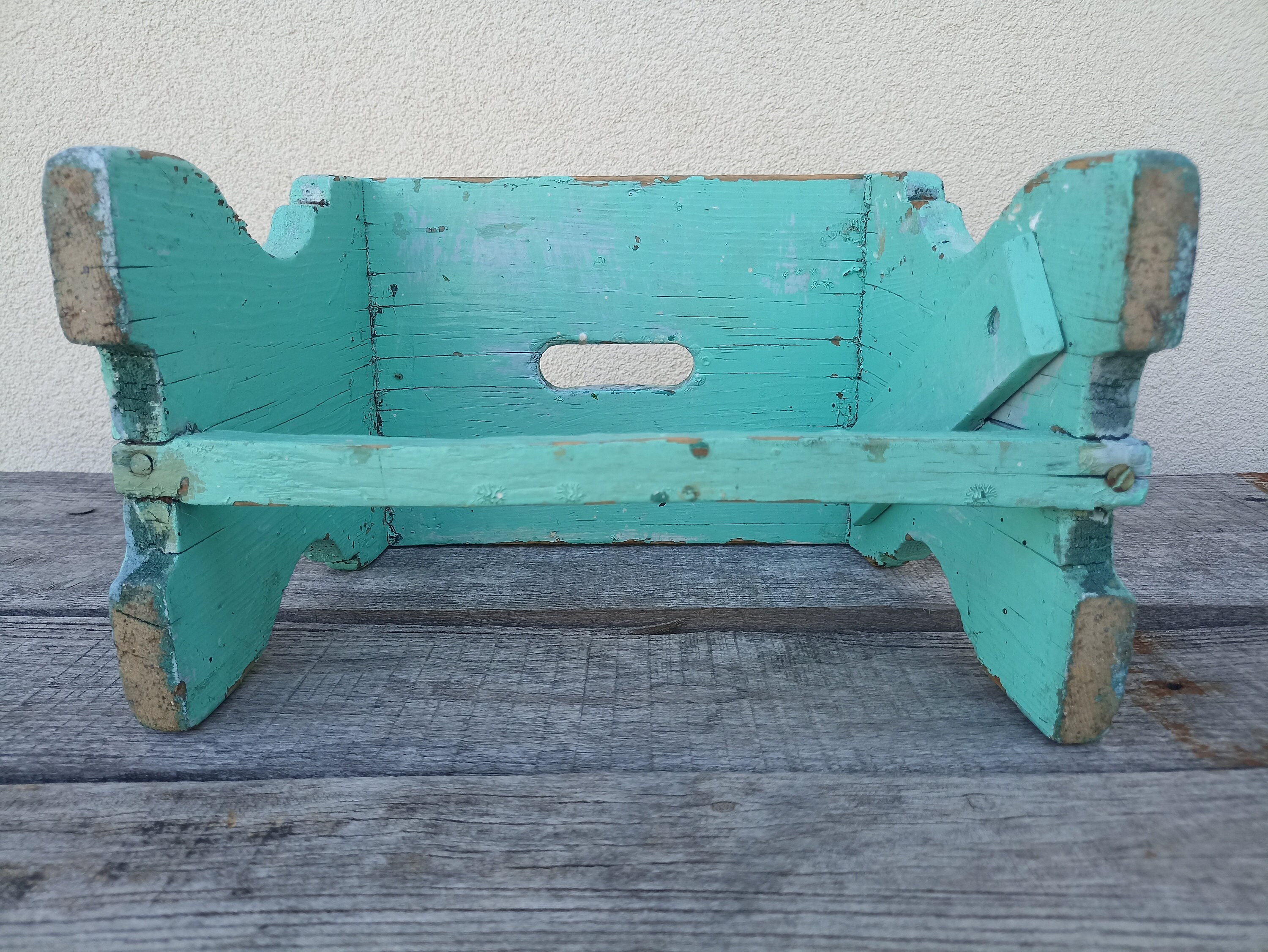 Vintage Kitchen Stool Village Milking Chair Vintage Decoration Country ...