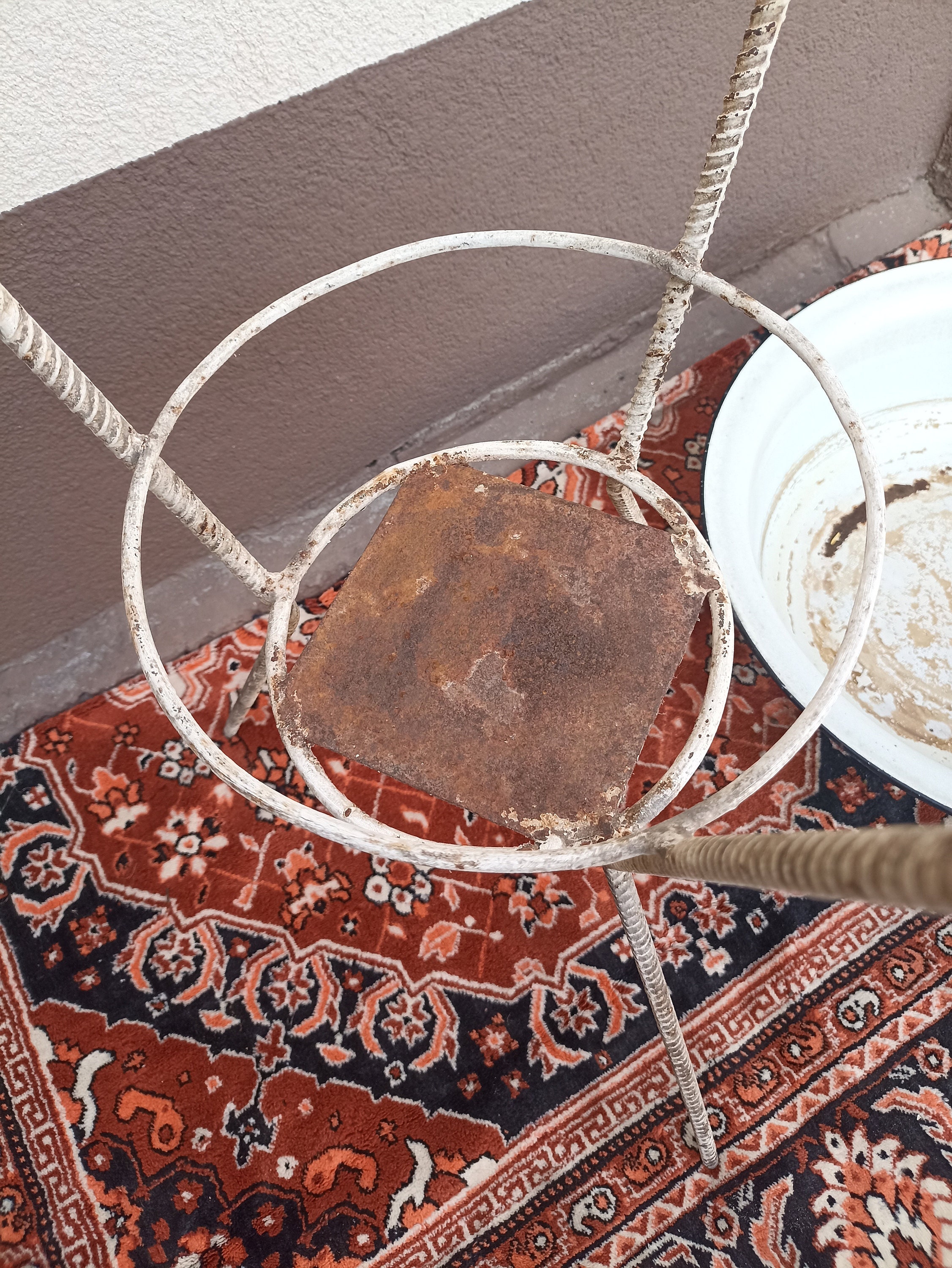 Antique French Hand Washing Stand With Lavor- Farmhouse Bathroom ...