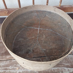 Large Wooden Hand Sieve Antique Pasta Sieve Vintage - Etsy