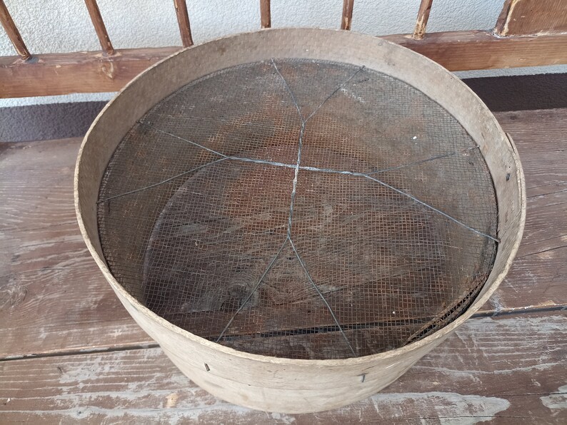 Large Wooden Hand Sieve Antique Pasta Sieve Vintage - Etsy