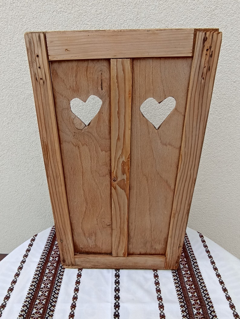 Wooden Flower Box - Vintage Garden Decoration - Handmade Decoration ...