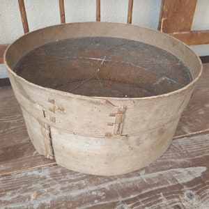 Large Wooden Hand Sieve Antique Pasta Sieve Vintage - Etsy
