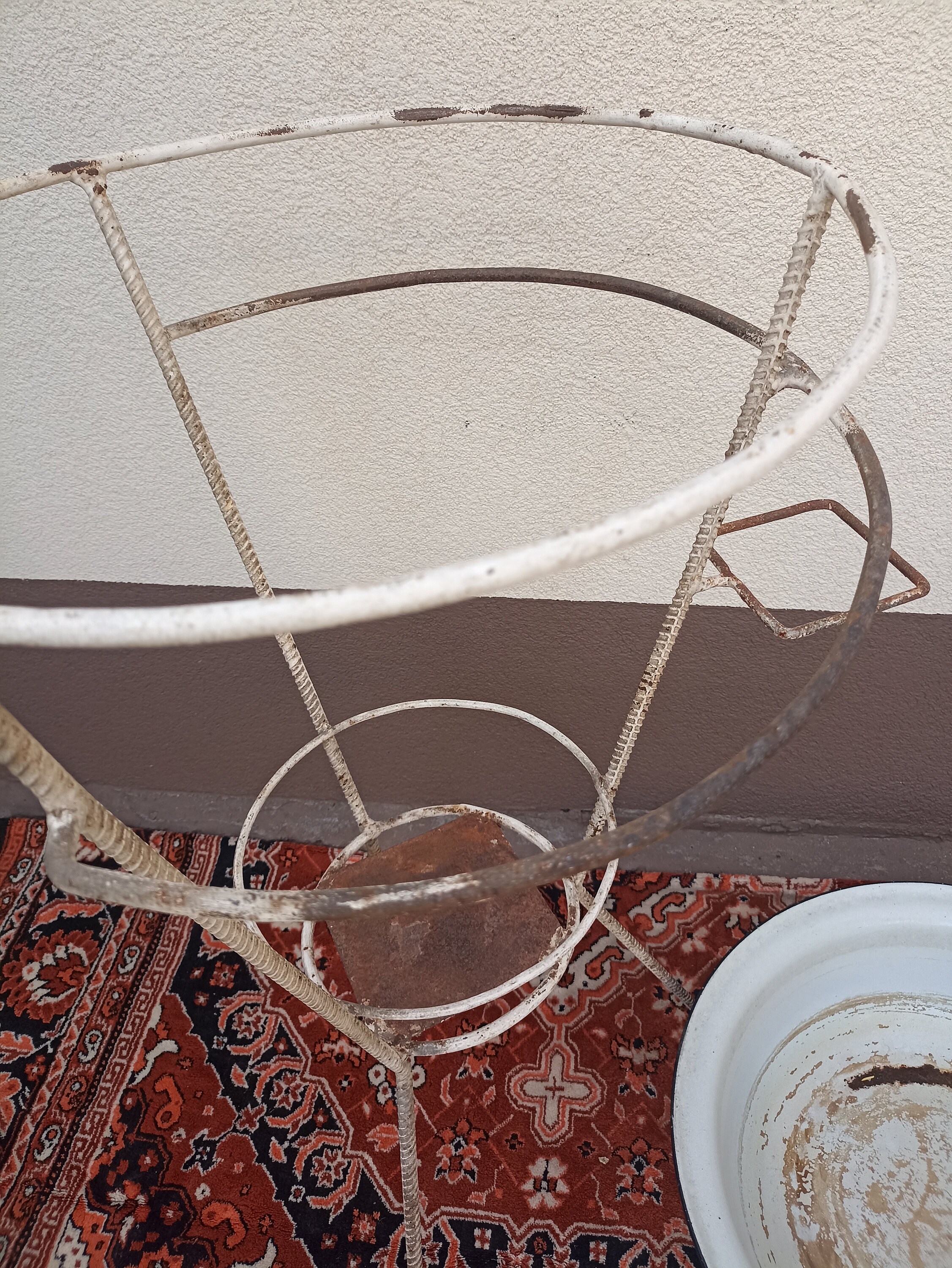 Antique French Hand Washing Stand With Lavor- Farmhouse Bathroom ...