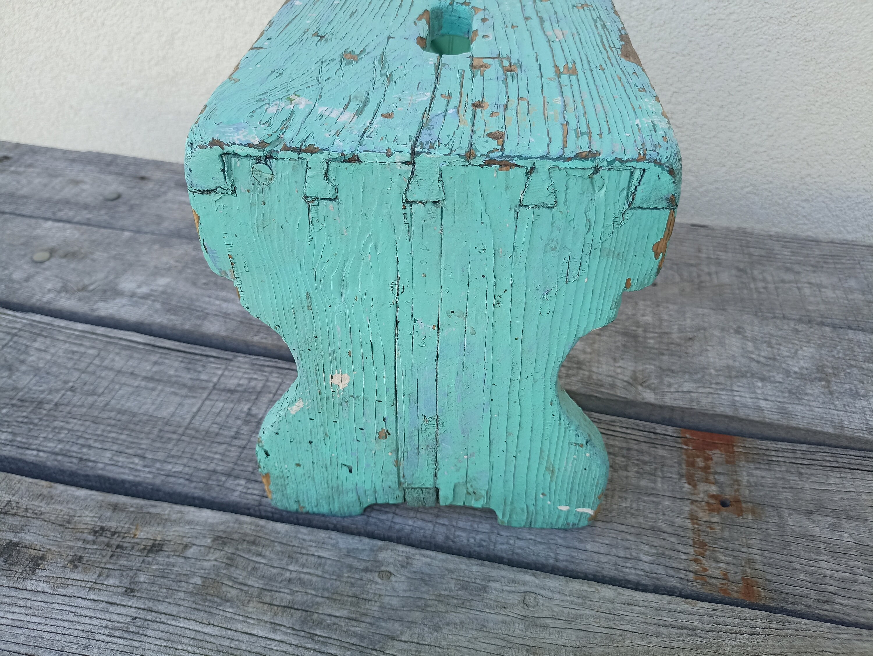 Vintage Kitchen Stool Village Milking Chair Vintage Decoration Country ...