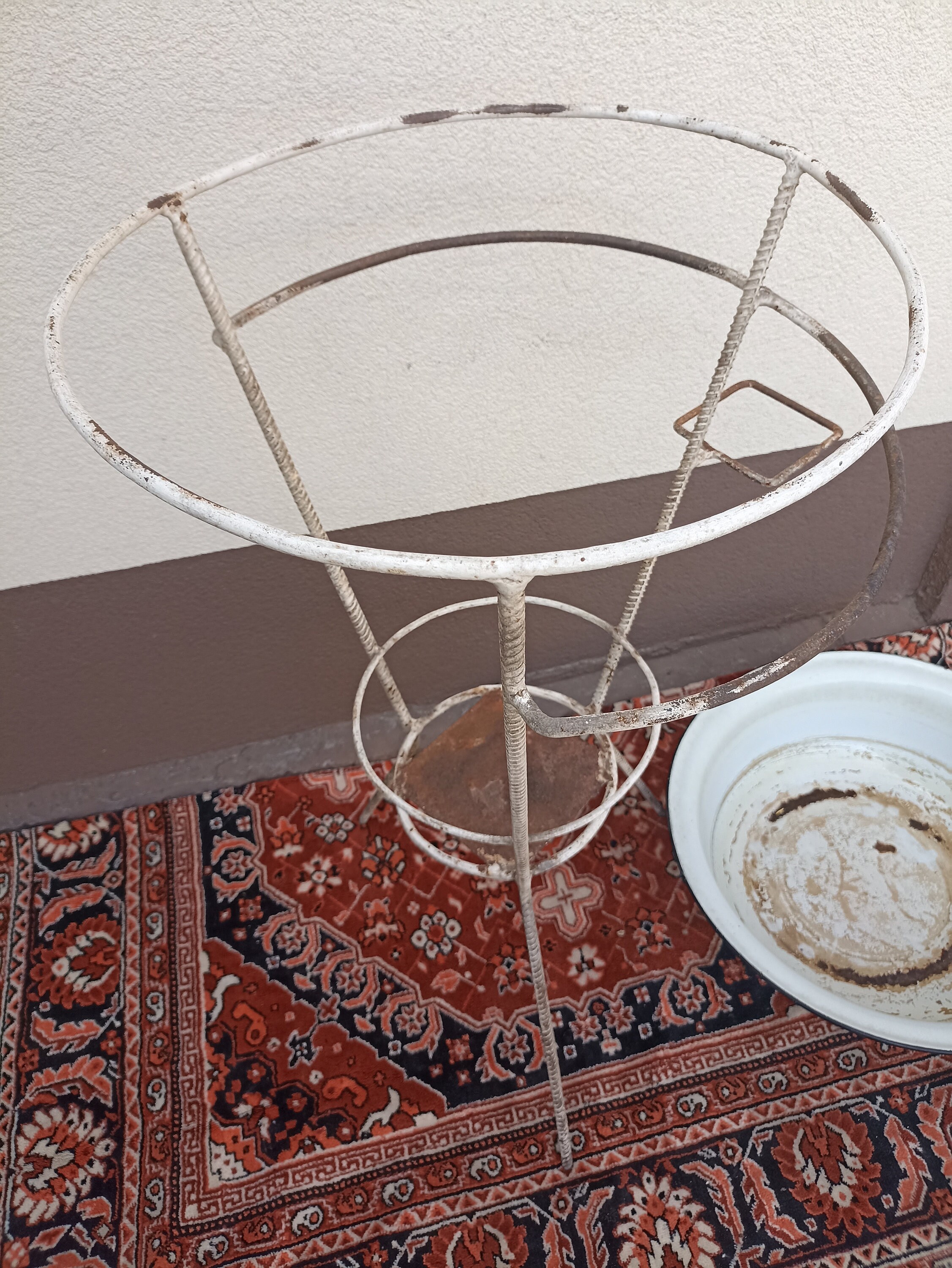 Antique French Hand Washing Stand With Lavor- Farmhouse Bathroom ...