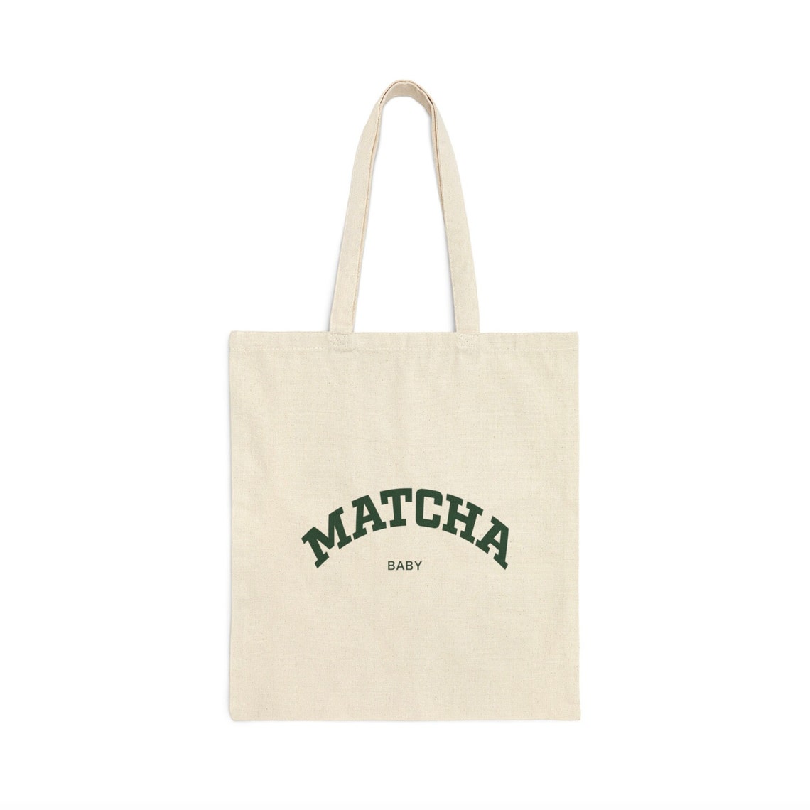 Matcha Monster Tote Bag, Canvas Tote Bag, Aesthetic Tote Bag, Reusable ...