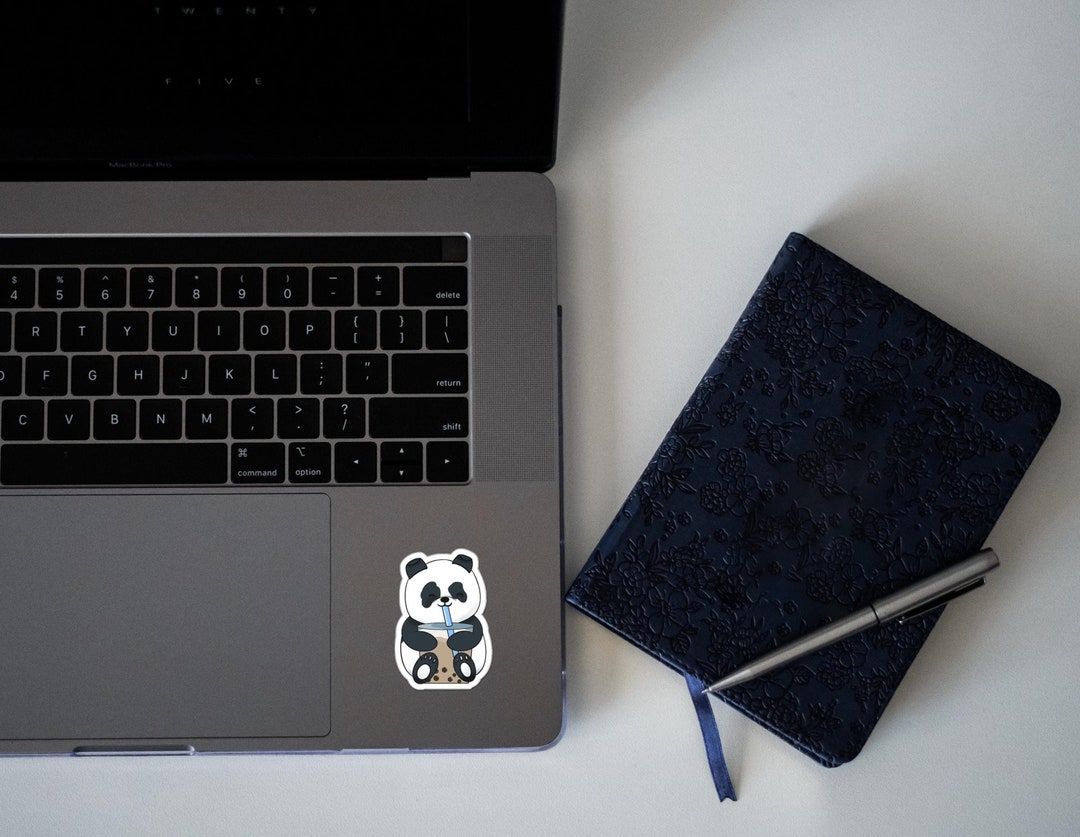 Panda Drinking Boba Sticker | Boba Sticker, Panda Sticker, Kawaii Bear ...