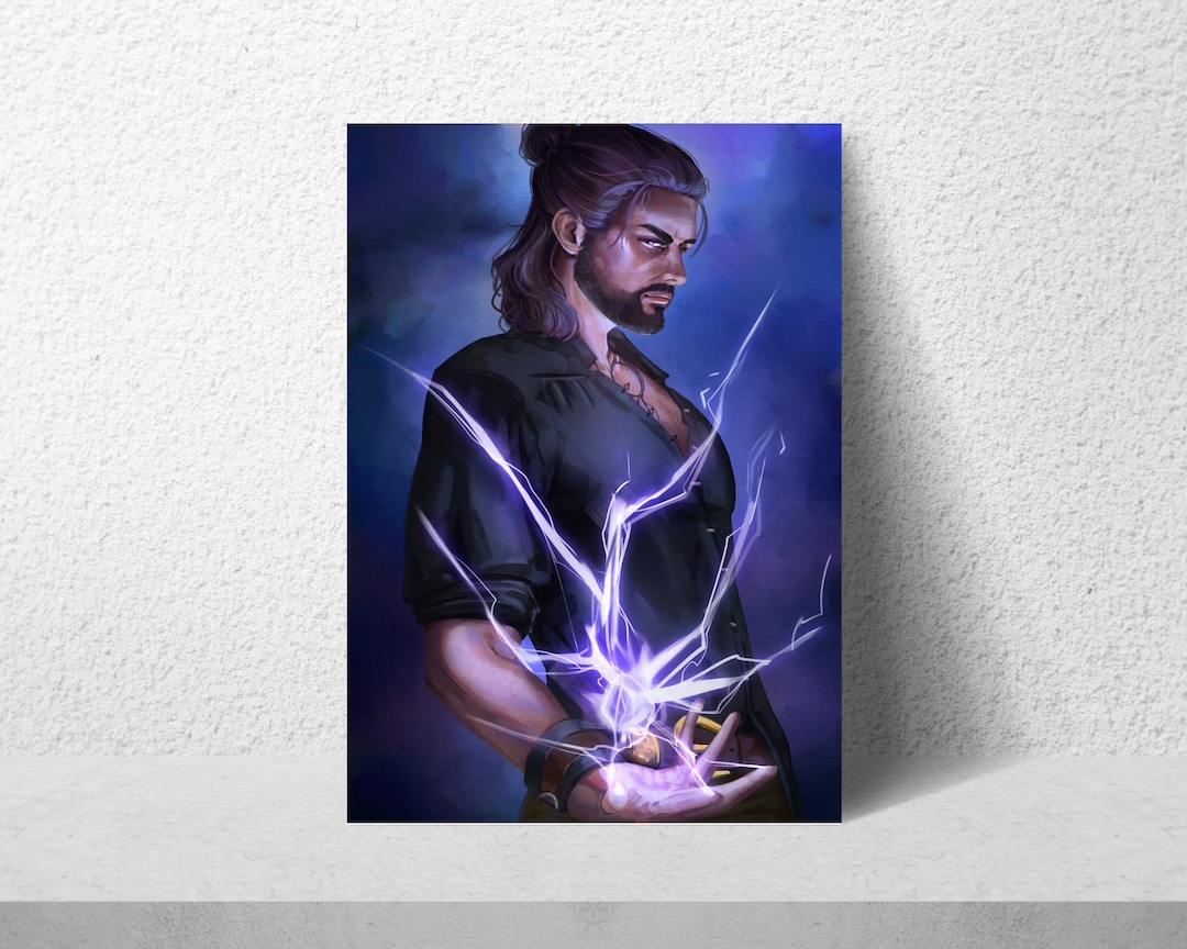 BG3 Gale Print - Fantasy Art Poster for Gamers - Etsy