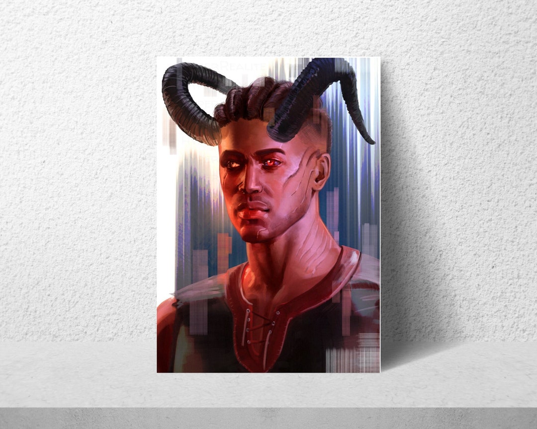 Baldur's Gate 3 Wyll Print Fantasy Art Poster for Gamers - Etsy