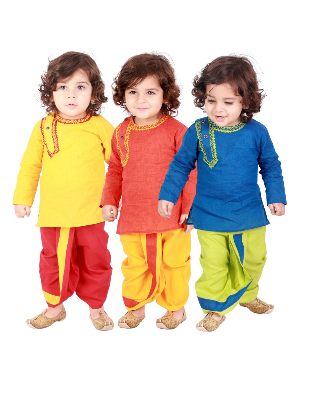 Embroidered Kurta for Infant & Toddler Kids Kurta Baby Kurta Kids Kurta ...