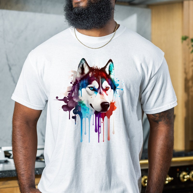 Husky T Shirt - Etsy