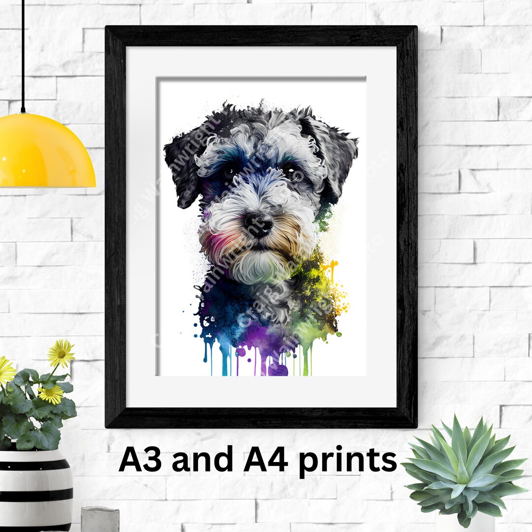 Schnoodle Art Ai Art Printed Poster Wall Art Gift Unframed A3 and A4 - Etsy