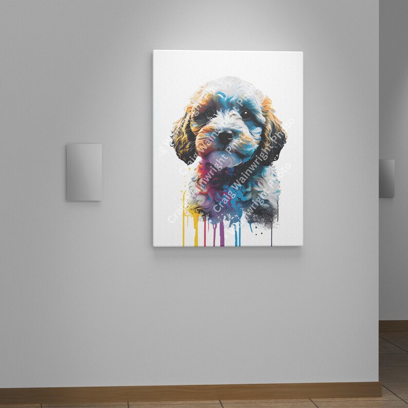 Cockapoo Digital Download AI Art Printable - Etsy