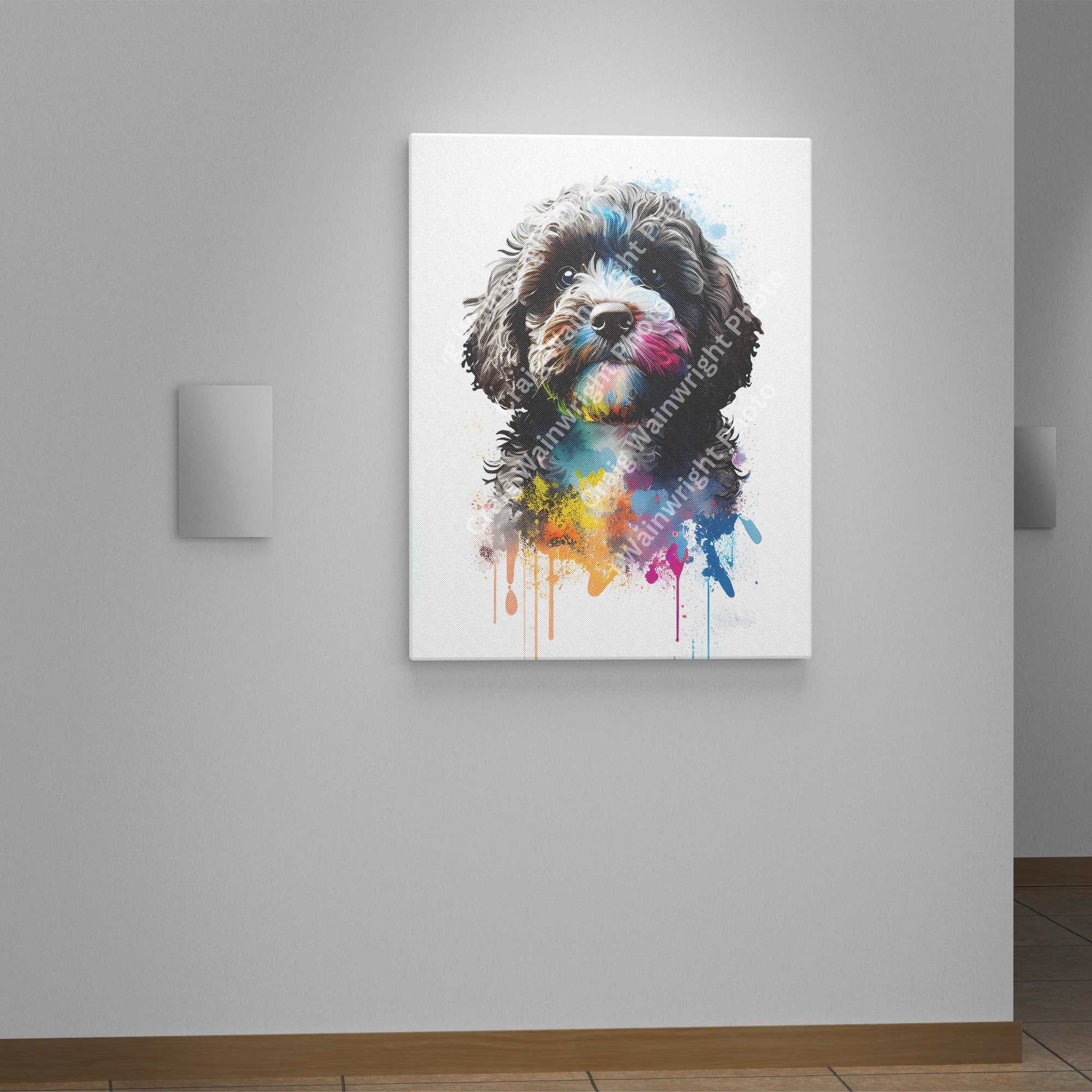 Cockapoo Digital Download AI Art Printable Cockapoo Print - Etsy