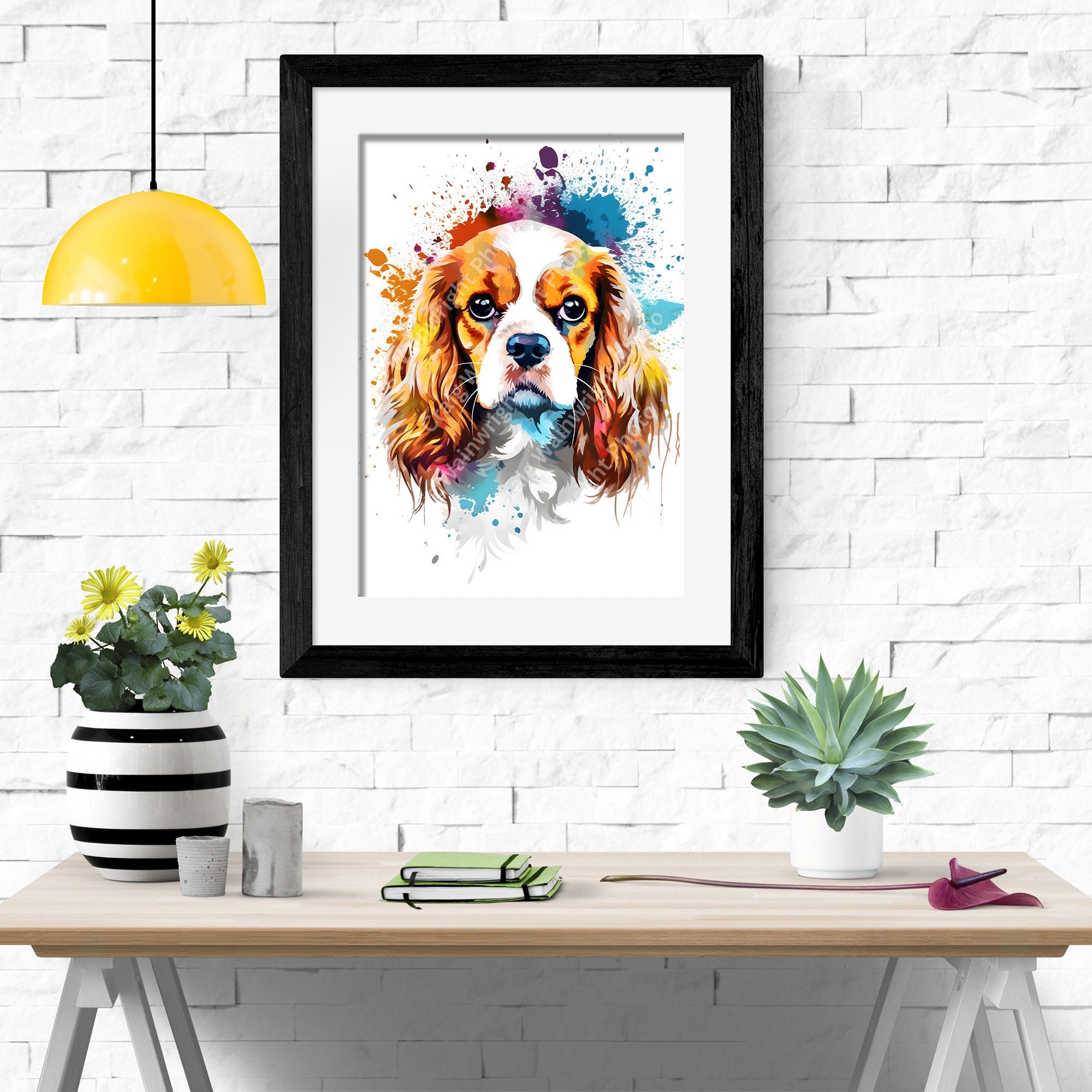 King Charles Art Ai Art Digital Download Printable King Charles Print ...