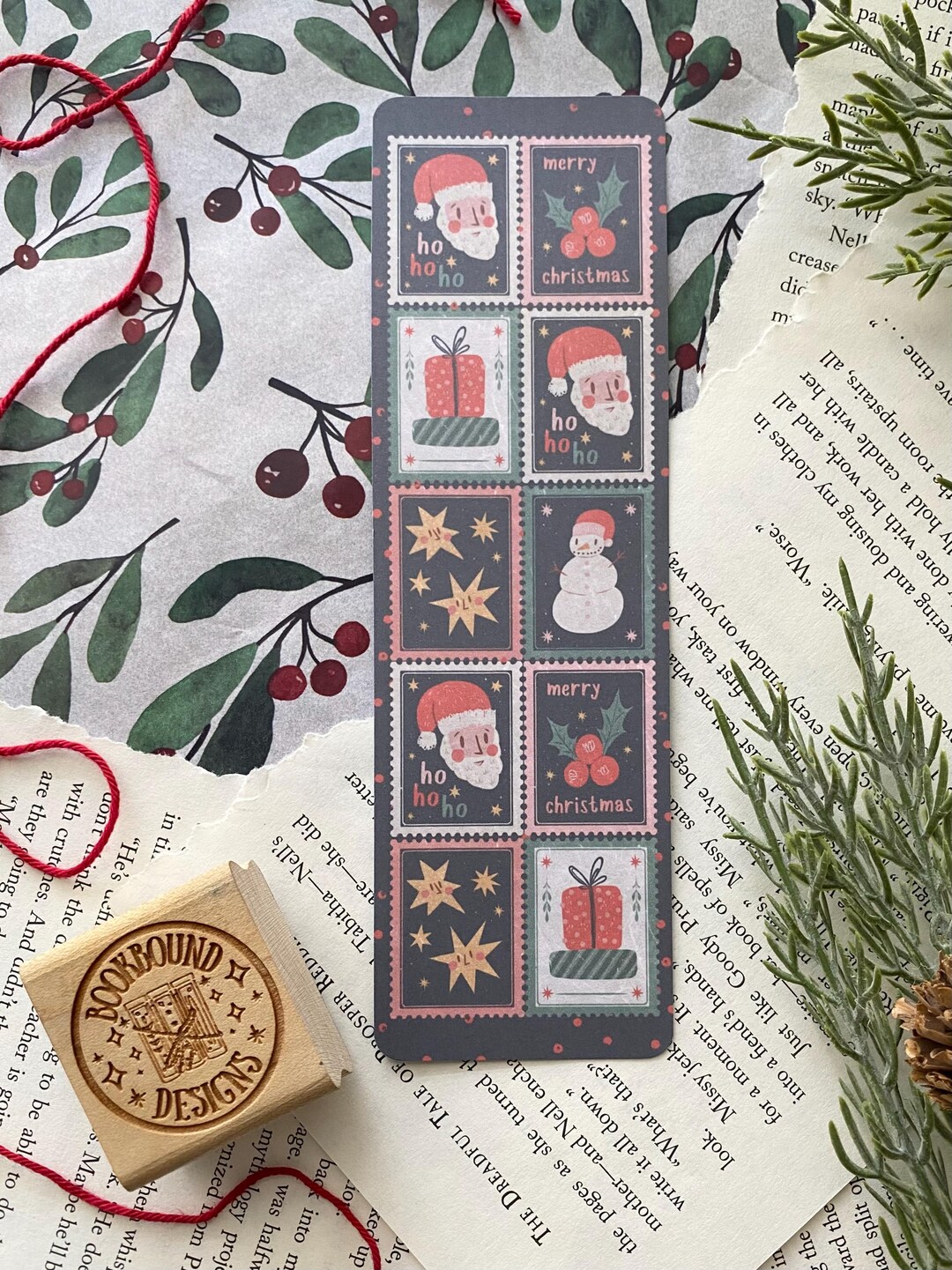 Vintage Stamps Bookmark Laminated Handmade Bookmarks Gift for Book ...
