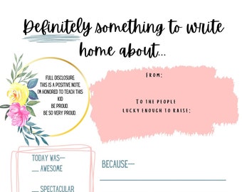 Farmhouse Positive Notes Home for Teachers Modern Farmhouse Teacher ...