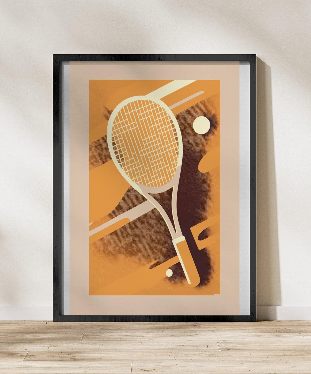 Personalized Tennis Art Print Eco-friendly Digital Download Gift for ...