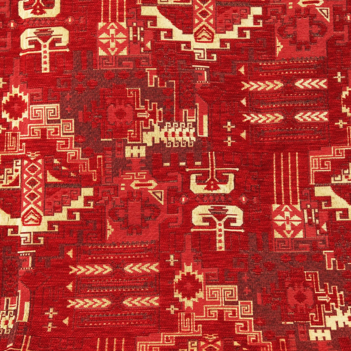 Upholstery Kilim Fabric, Turkish Fabric by the Yards, Oriental Kilim ...