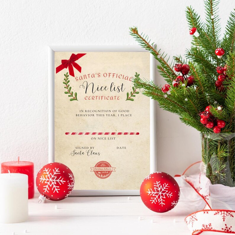 Printable Christmas Letter From Santa – Personalized Holiday Magic for ...