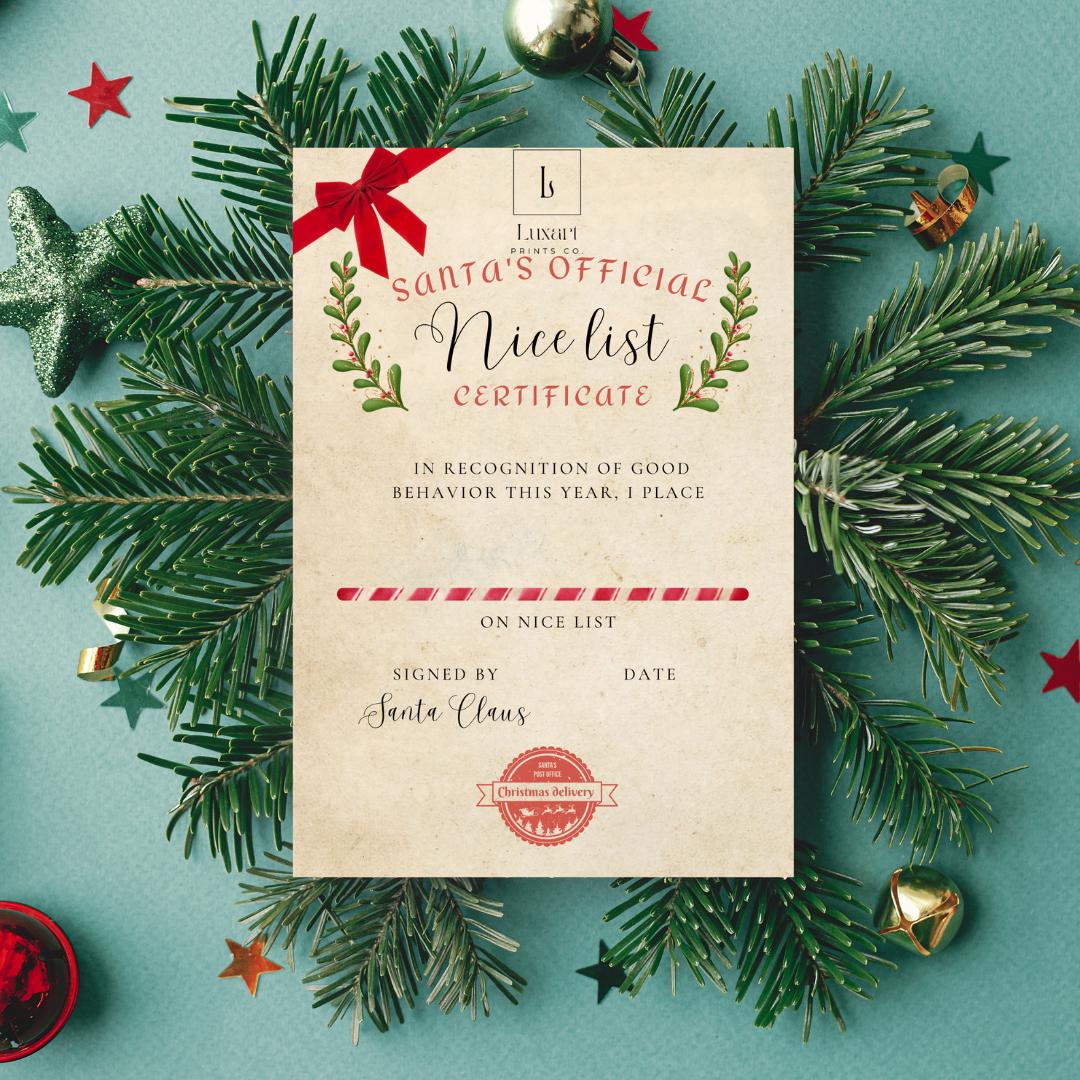 Printable Christmas Letter From Santa – Personalized Holiday Magic for ...
