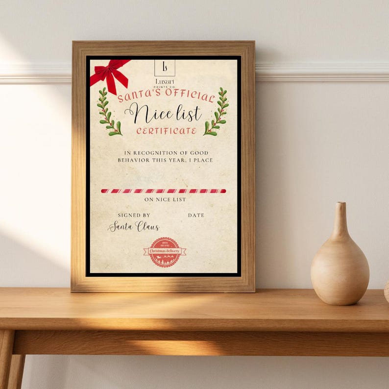 Printable Christmas Letter From Santa – Personalized Holiday Magic for ...