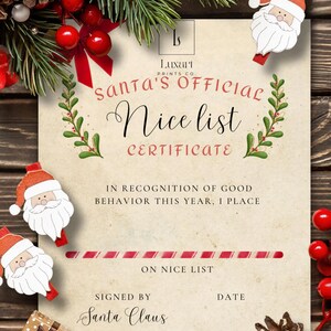 Printable Christmas Letter From Santa – Personalized Holiday Magic for ...