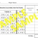 7 Person Euchre Tournament Rotation Scorecard - Etsy