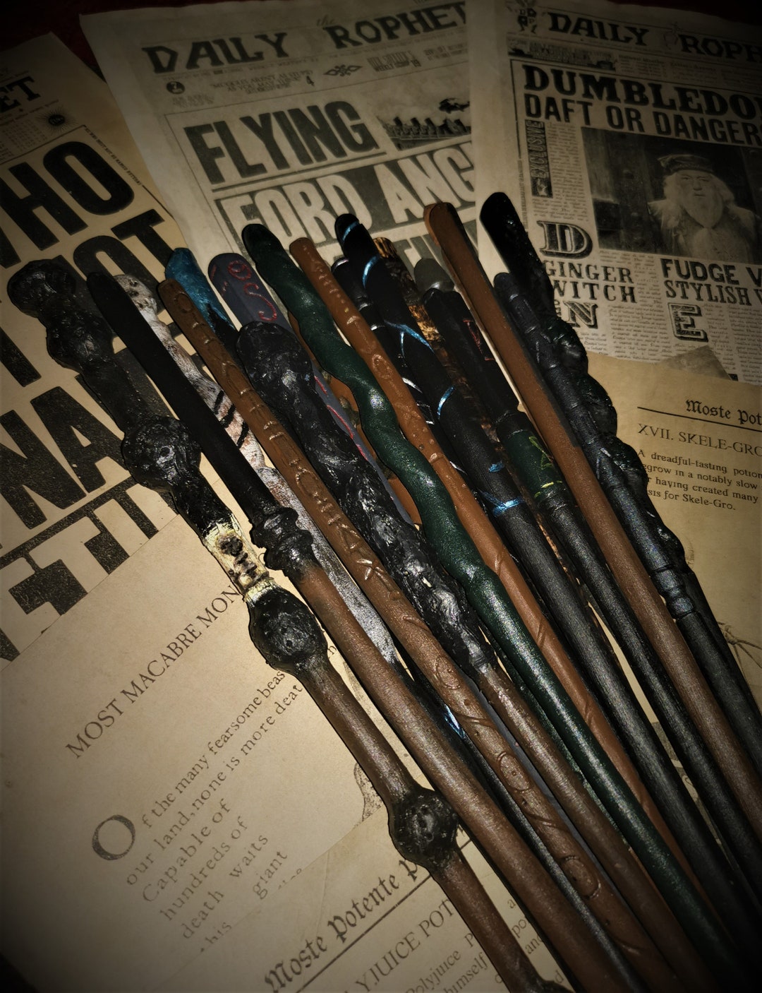 Wooden Wands | Random Wand | Handmade Wand - Etsy