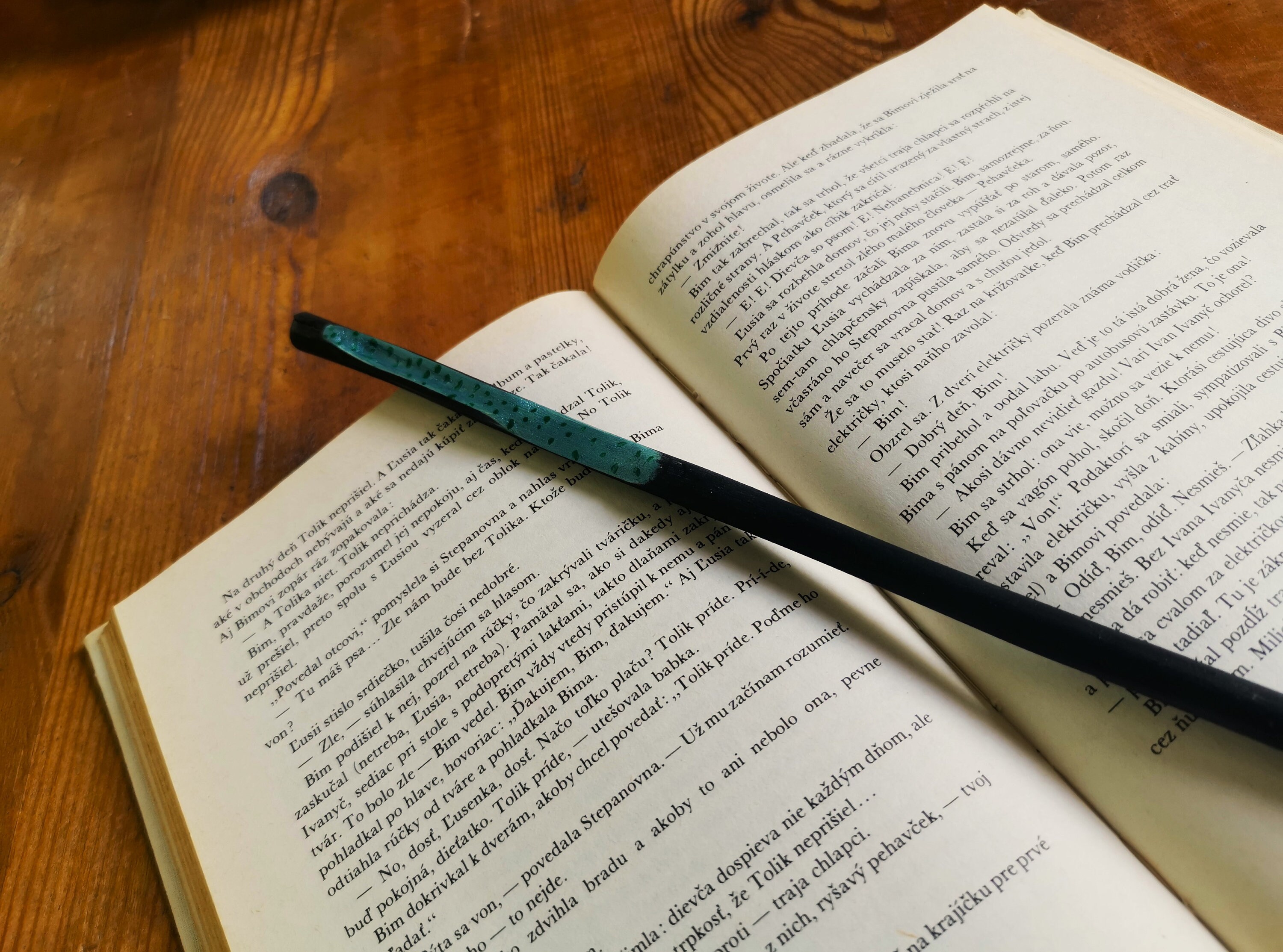 Handcrafted Wooden Magic Wand With Carved Handle - Unique Wizarding ...