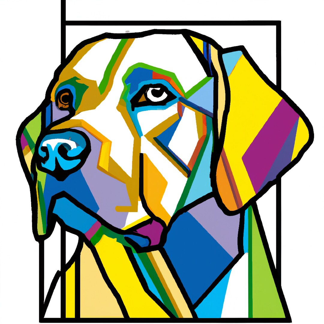 Labrador Retriever Modern Digital Art - Digital Download Unique Gift ...
