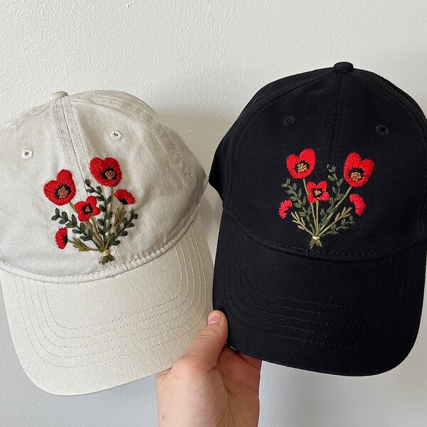 Poppy Hat - Etsy