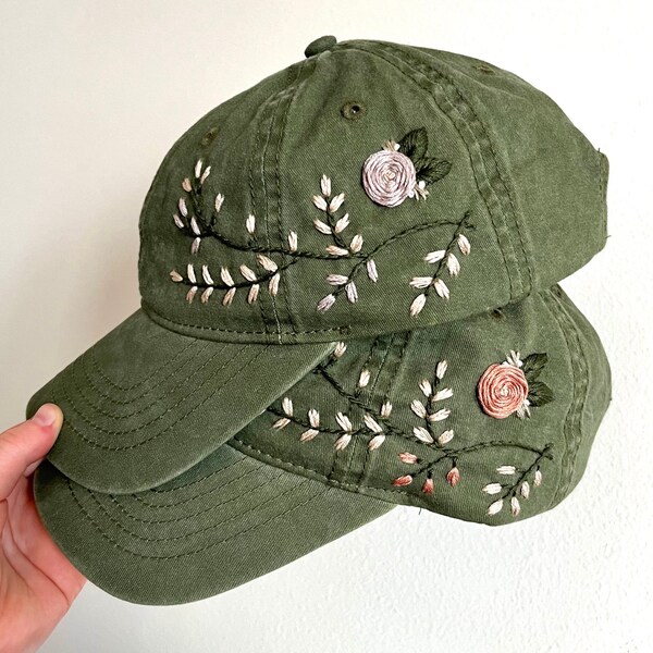 Embroidered Baseball Hat - Etsy