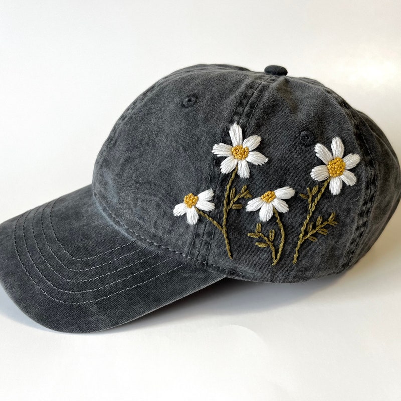 Flower Baseball Cap - Etsy