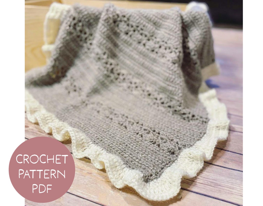 CROCHET PATTERN - Annabelle Baby Blanket Crochet Pattern - Easy Crochet ...