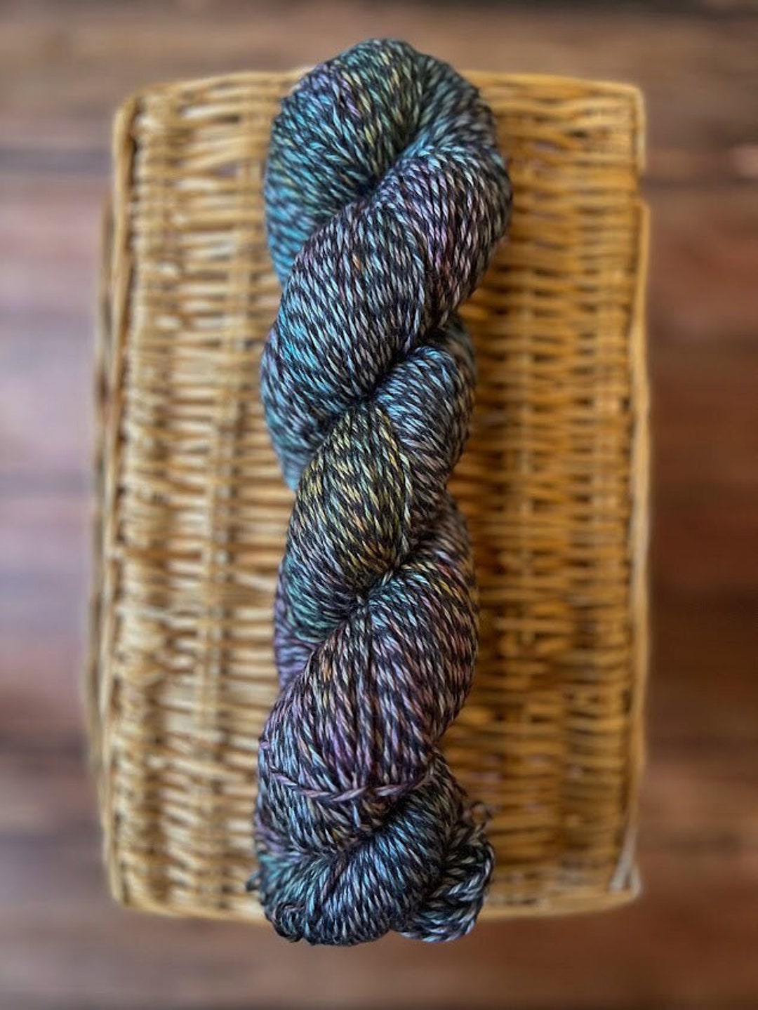 Oil Slick - Hand Dyed Yarn - Rainbow Yarn - Marled Yarn - Non Superwash ...